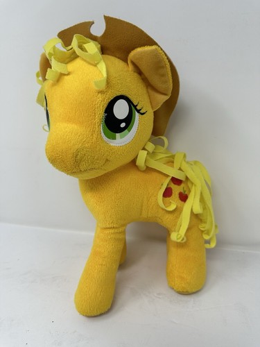 My Little Pony 11” Apple Jack Yellow Plush Stuffed Animal Used Funrise ...