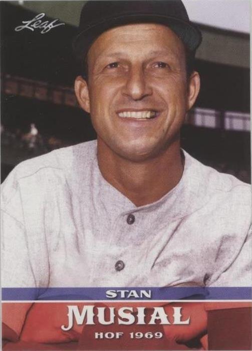 2015 Leaf Heroes of Baseball - Stan Musial Milestone Stan Musial #MM-18 ...