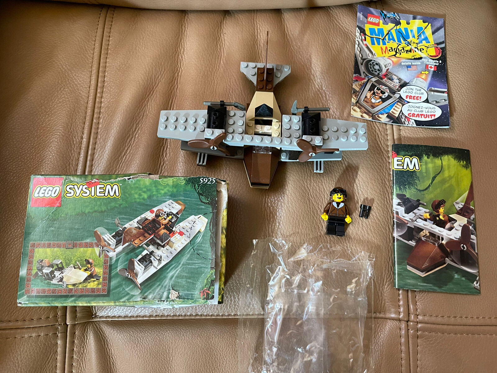 LEGO 5925 Adventurers Jungle Pontoon Plane ️ With Box & Instructions ...
