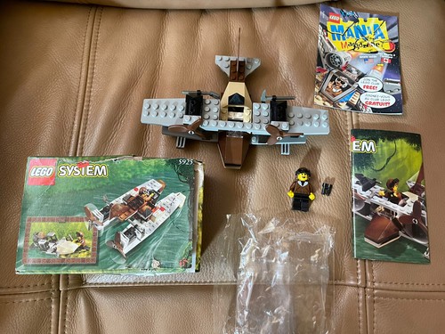 LEGO 5925 Adventurers Jungle Pontoon Plane ️ With Box & Instructions ...