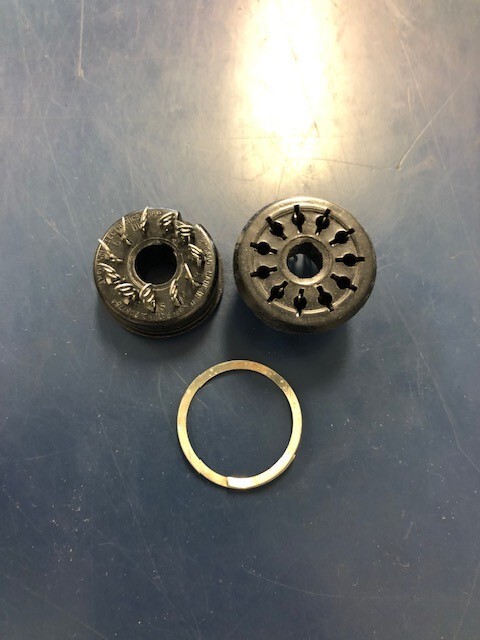 AMPHENOL 78S11 11 pin power & accessory socket - HEATHKIT YAESU - 11 ...