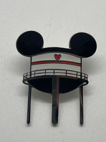 1989 Walt Disney World Earful Tower with Red Mickey Mouse Head Pin | eBay