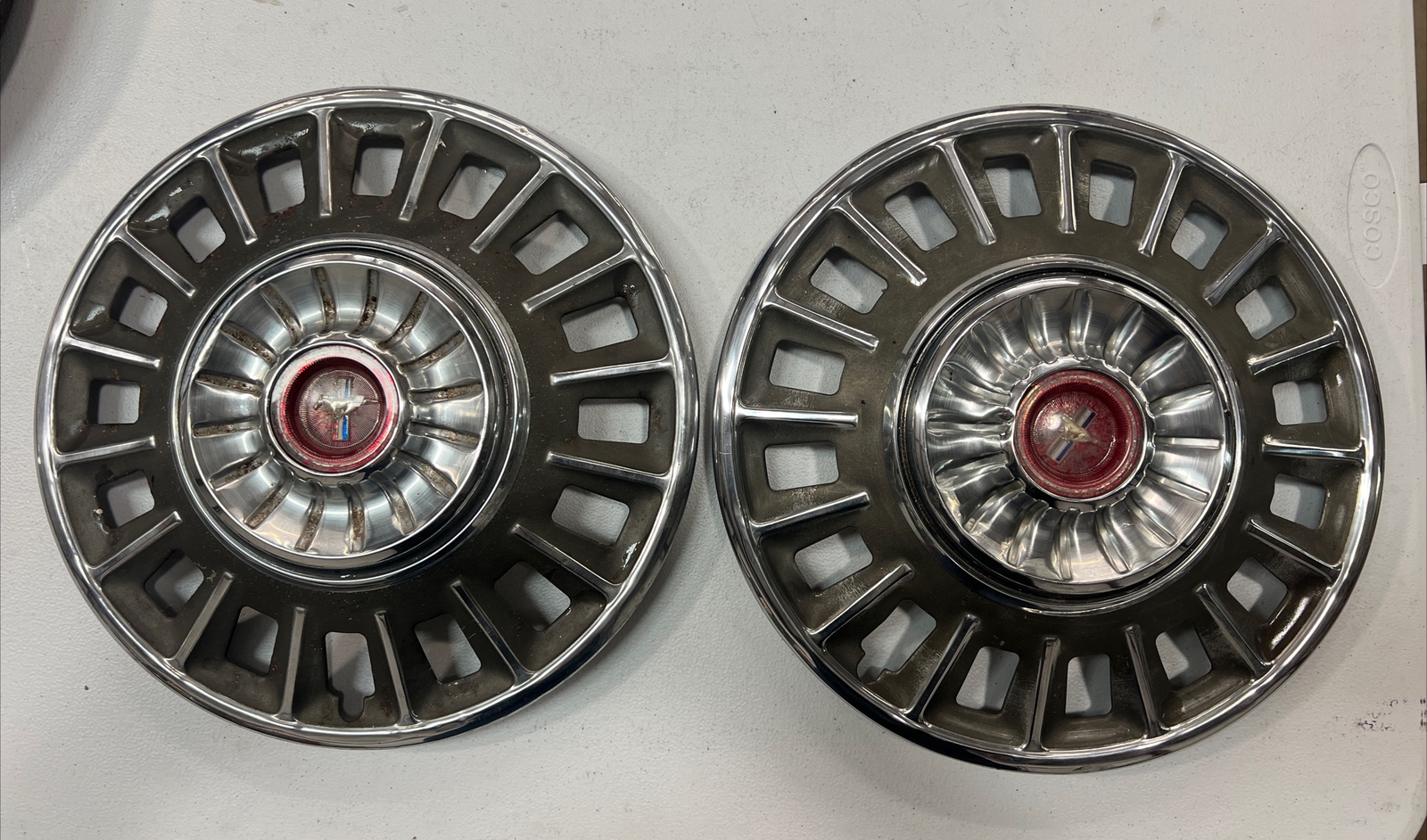 1968 Ford Mustang 14” Set of 2 Hubcaps TR188 | eBay