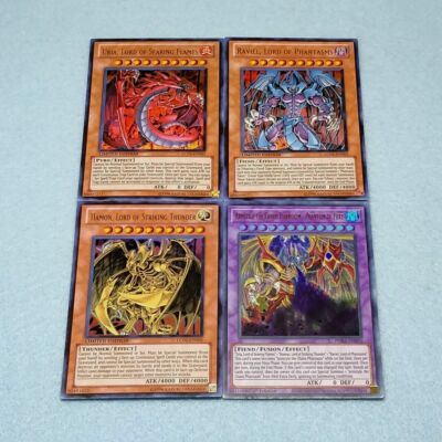 GX Sacred Beast Gods Armityle Raviel Uria Hamon Ultra Rare 4 Card *Hot ...
