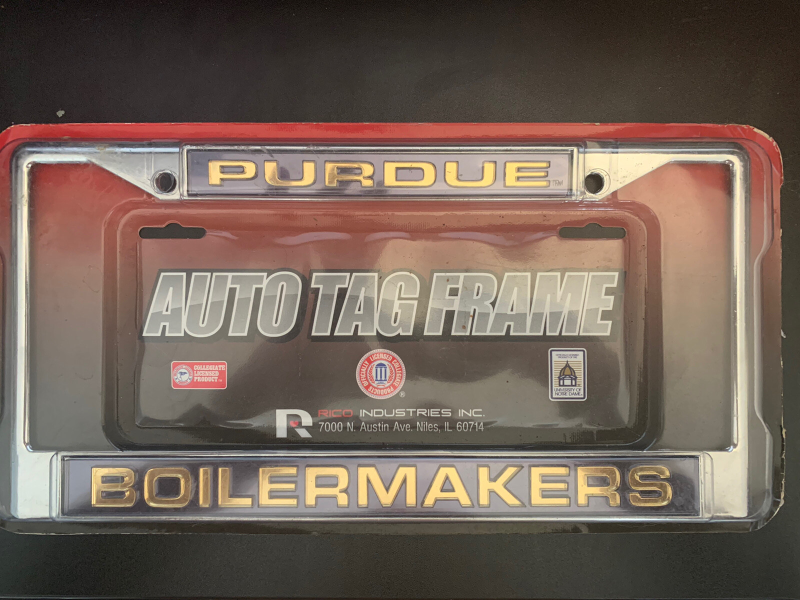 Purdue University Boilermakers Chrome Metal Laser Cut License Plate ...