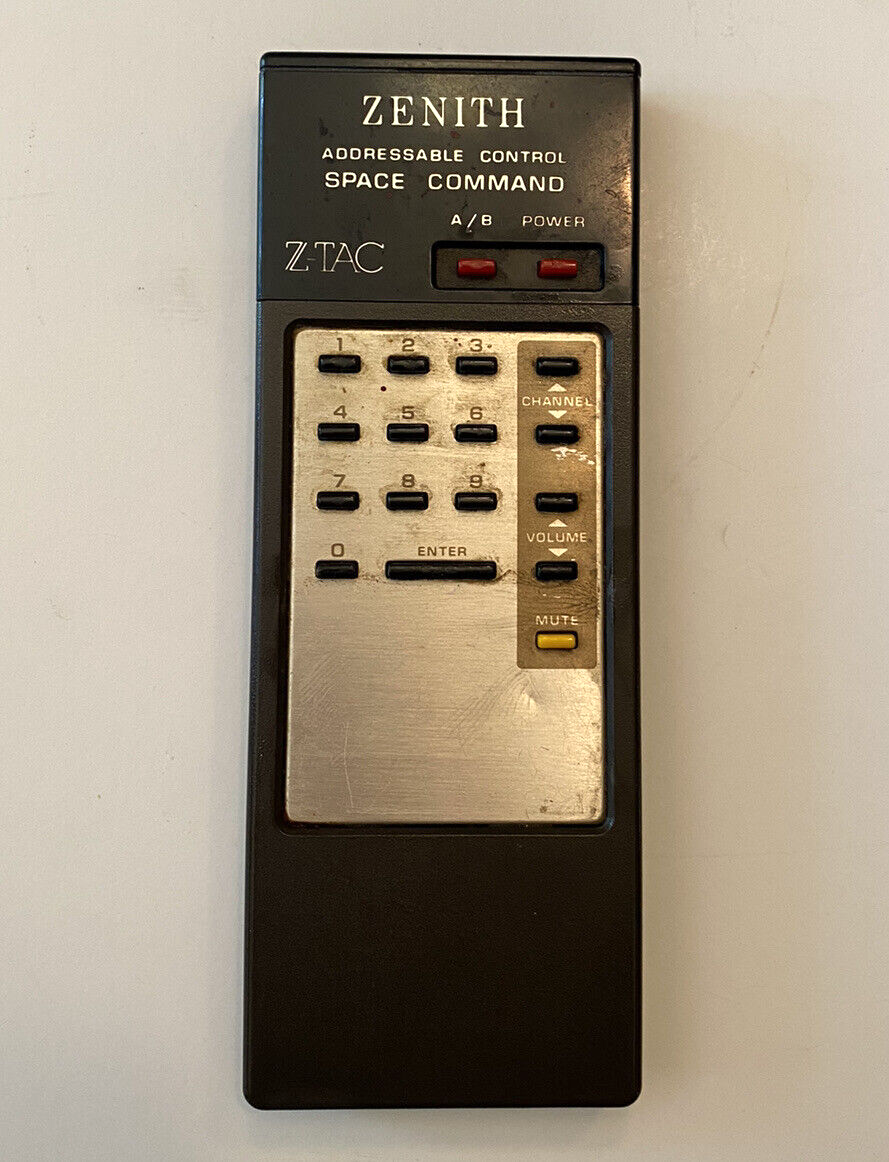 Zenith Z-TAC Addressable Control Space Command Remote Control With A/B ...