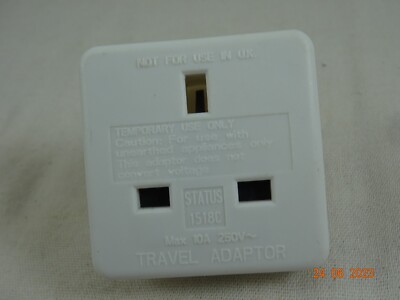Status 1518C 3 Prong Electric Plug Adapter 2" | eBay
