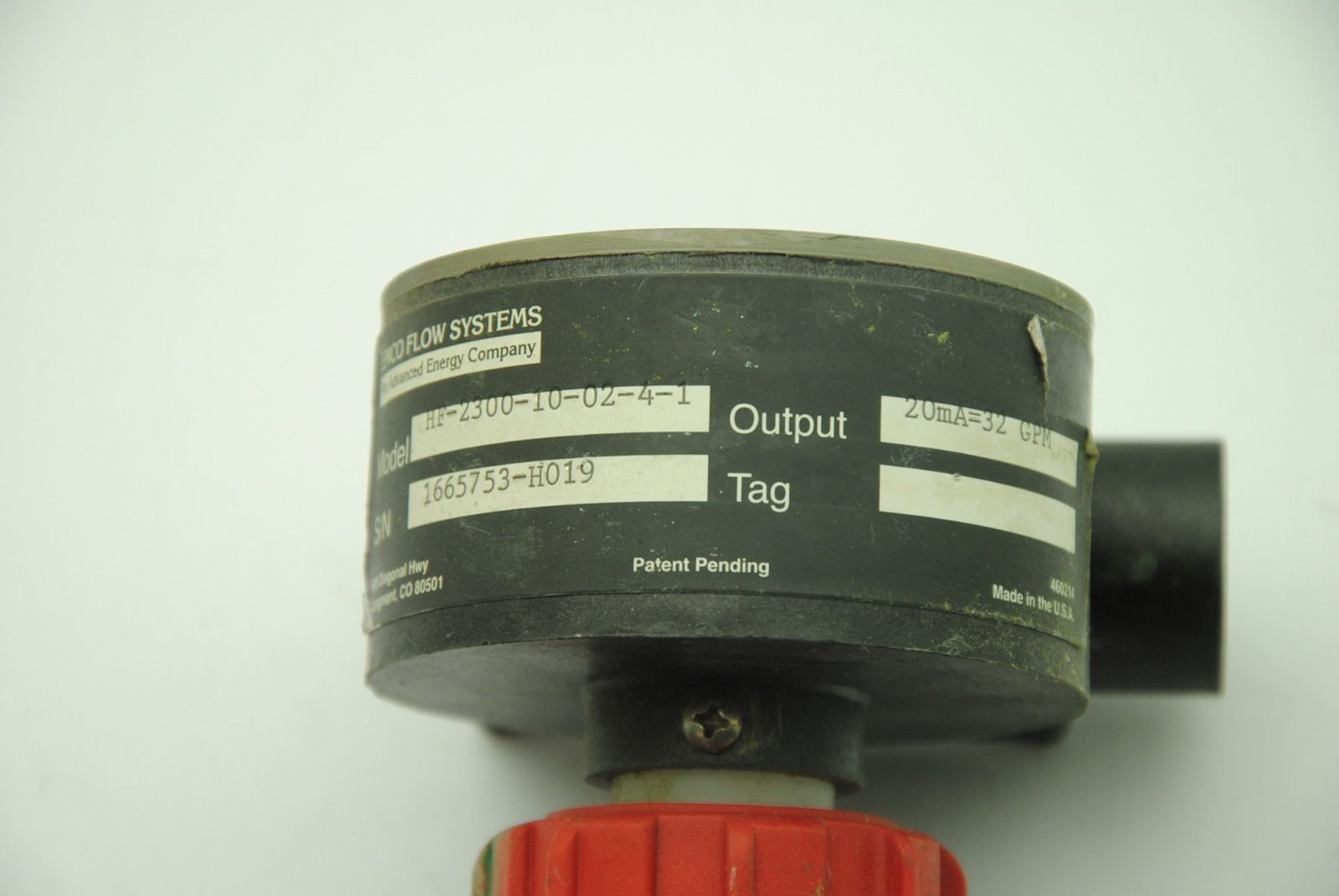 EMCO FLOW SYSTEMS HF-2300-10-02-4-1 In line Flow Meter 20mA=40 GPM | eBay