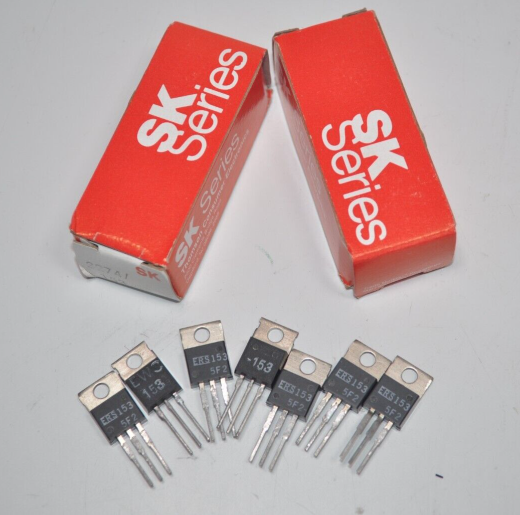 Lot of 9 NEW 153 PNP Si Transistor AF/Power Switching SK3274/153 ERS153 ...