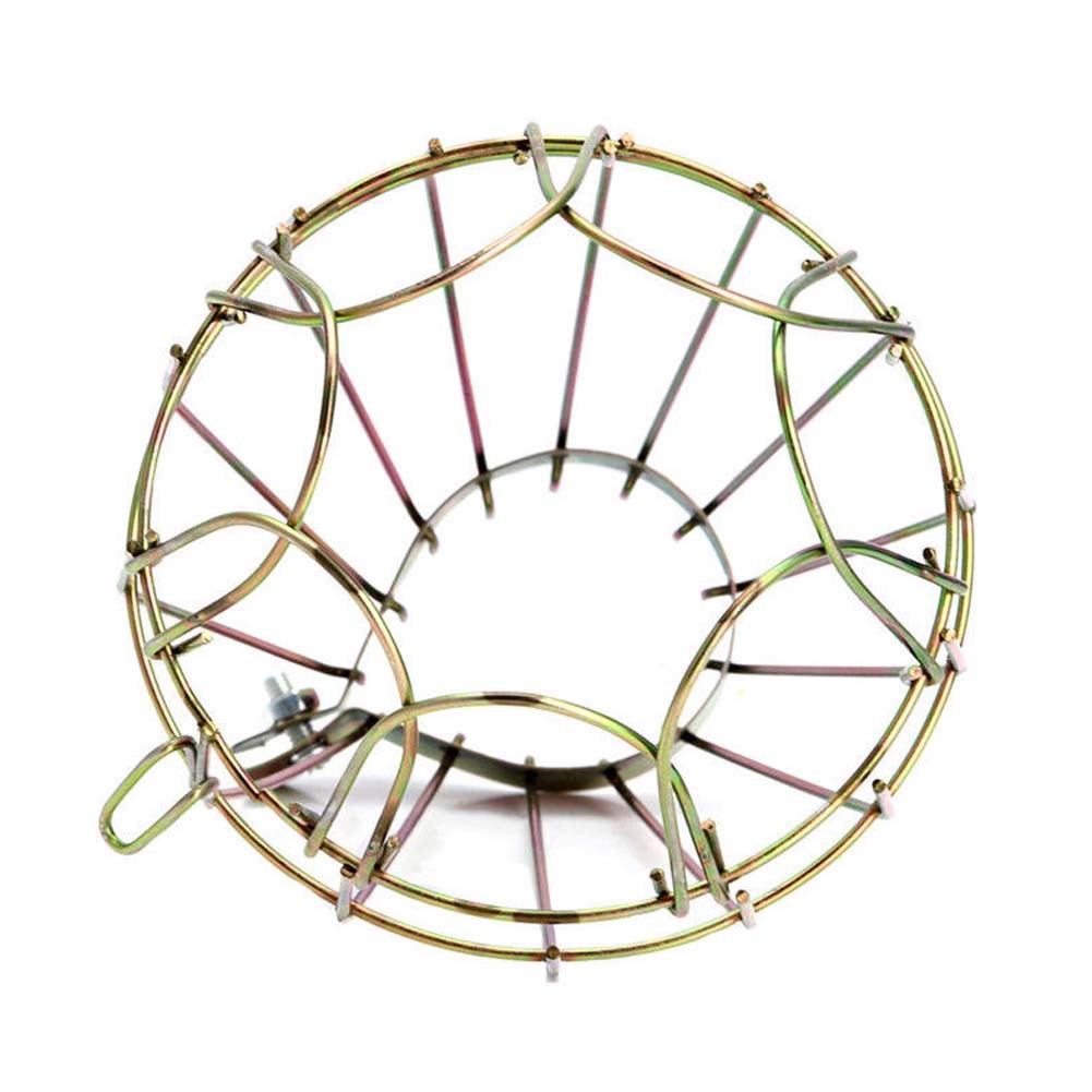 Industrial Iron Wire Bulb Guards Clamp Metal Lamp Cage Retro Trouble ...