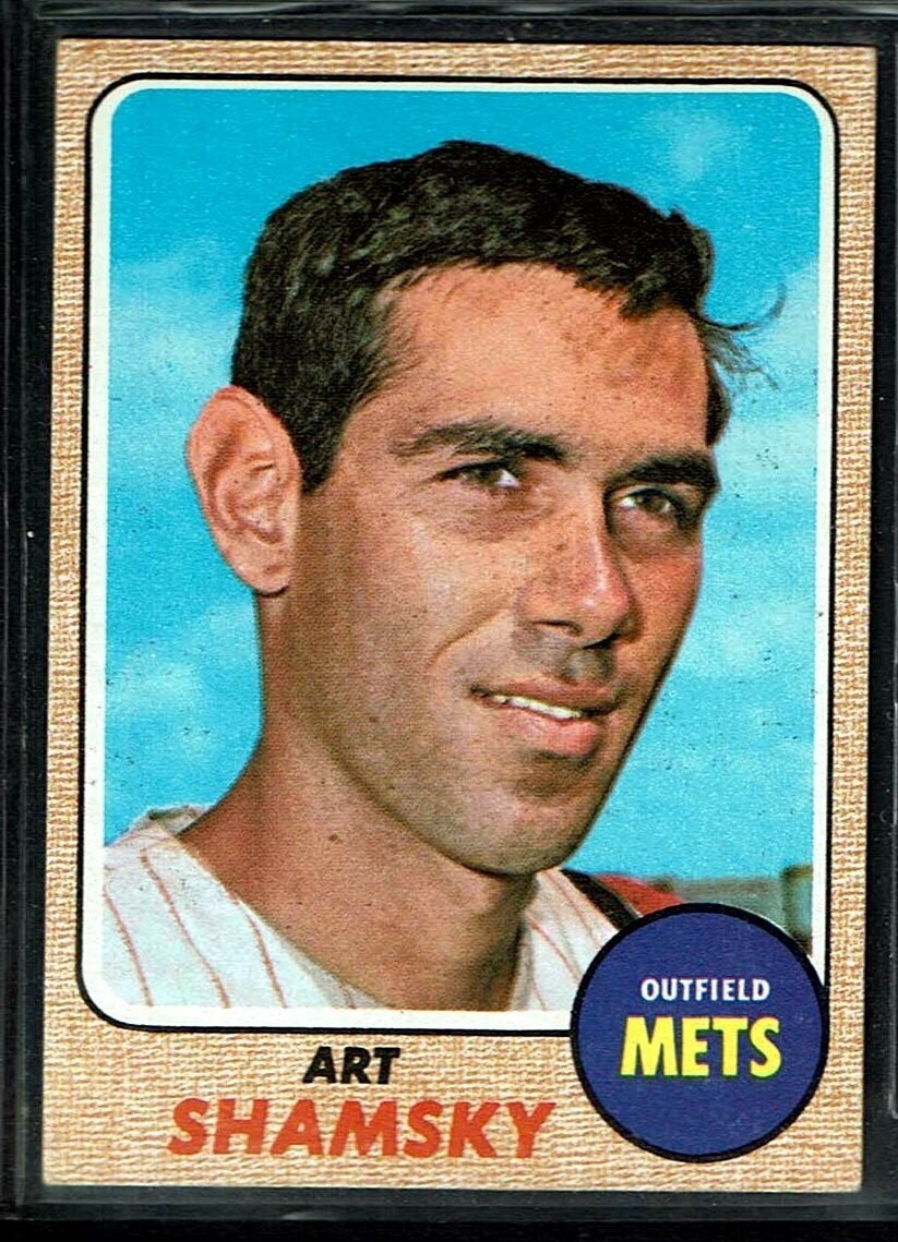 1968 TOPPS BASEBALL NEW YORK METS ART SHAMSKY #292 VG-EX CENTERED | eBay