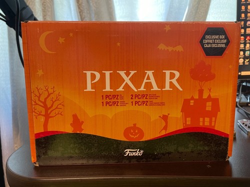 Funko Pop Pixar Halloween ~ Collectors Box ~ Mummy Woody Vampire Sulley ...
