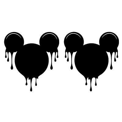 Mickey Mouse Dripping Vinyl Decal Car Truck Disney World Disney Sticker ...