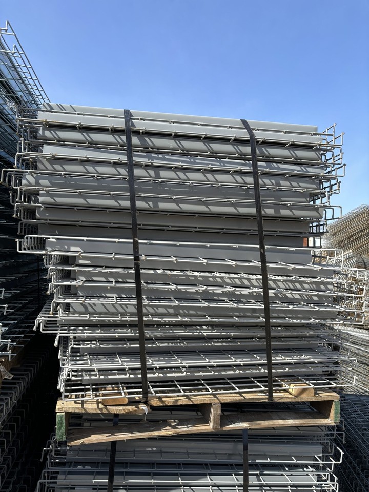 Pallet Rack Wire Deck 48x46" Waterfall 3 Step Channel Racking | eBay