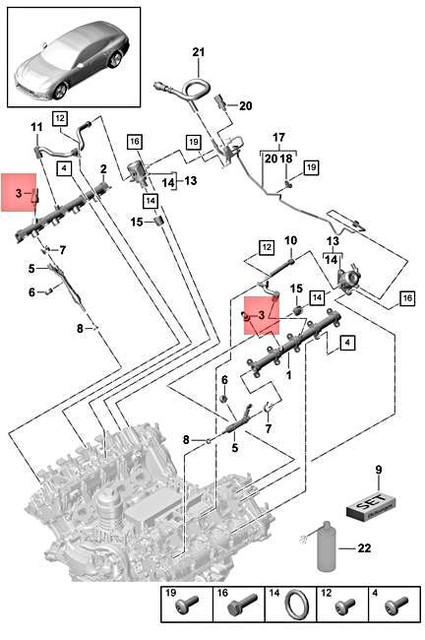 Genuine Porsche Pressure Sensor PAC-906-054-E for sale online | eBay