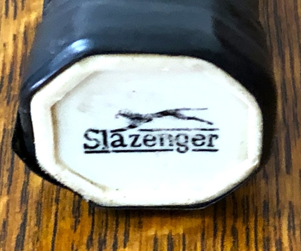 Vintage Slazenger Wooden Tennis Racket-Black Wing-4 1/2-EXCELLENT Less ...