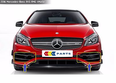 NEW GENUINE MERCEDES BENZ MB A45 CLASS 2015- W176 AMG FRONT BUMPER ...