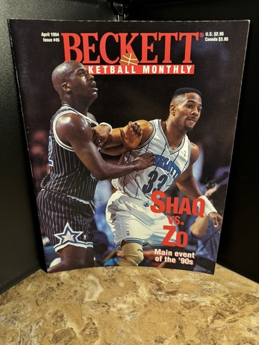 Beckett Basketball Monthly Shaq vs Zo Magazine Issue # 45 April 1994 | eBay