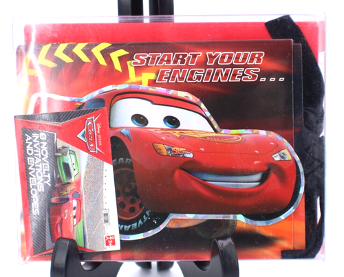 NEW! Pixar Cars Lightning McQueen (8 Pk) Novelty Party Invitations w ...
