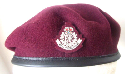 AIRBORNE PARA RMP OFFICER QUALITY BERET & BERET CAP BADGE WO1 - OFFICER ...