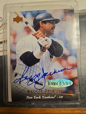 Reggie Jackson Upper Deck UDA Signed 1995 Upper Deck Autograph | eBay
