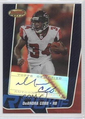 2005 Bowman's Best Rookie Blue 81/299 DeAndra Cobb #142 Auto 0a1 | eBay UK