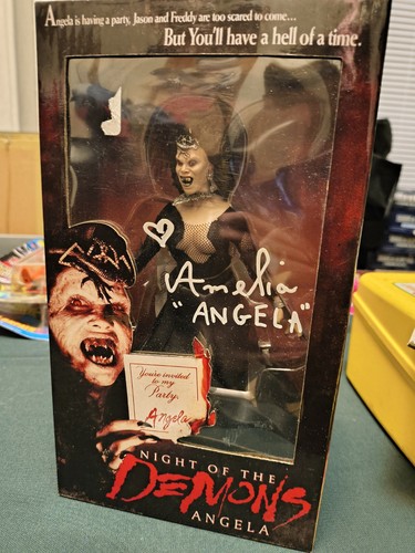 neca Night of The Demons Angela Action Figure Collectible Autographed ...