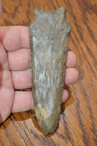 Large Dover Chert Archaic Benton Madison Co, Tennessee 5 x 1.5/8 Nice Size | eBay