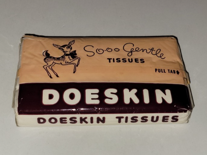 1952 DOESKIN TISSUES with 1952 TOPPS WINGS #7 CARD Inside UNOPENED PACK ...