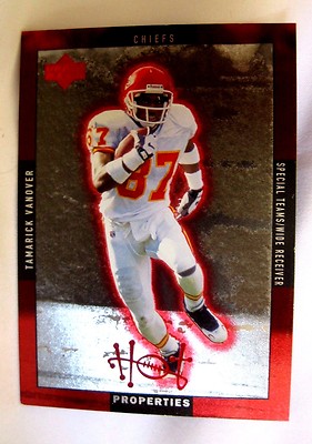 Tamarick Vanover/Eric Metcalf 1996 UD Hot Properties Insert Card#HT-14 ...