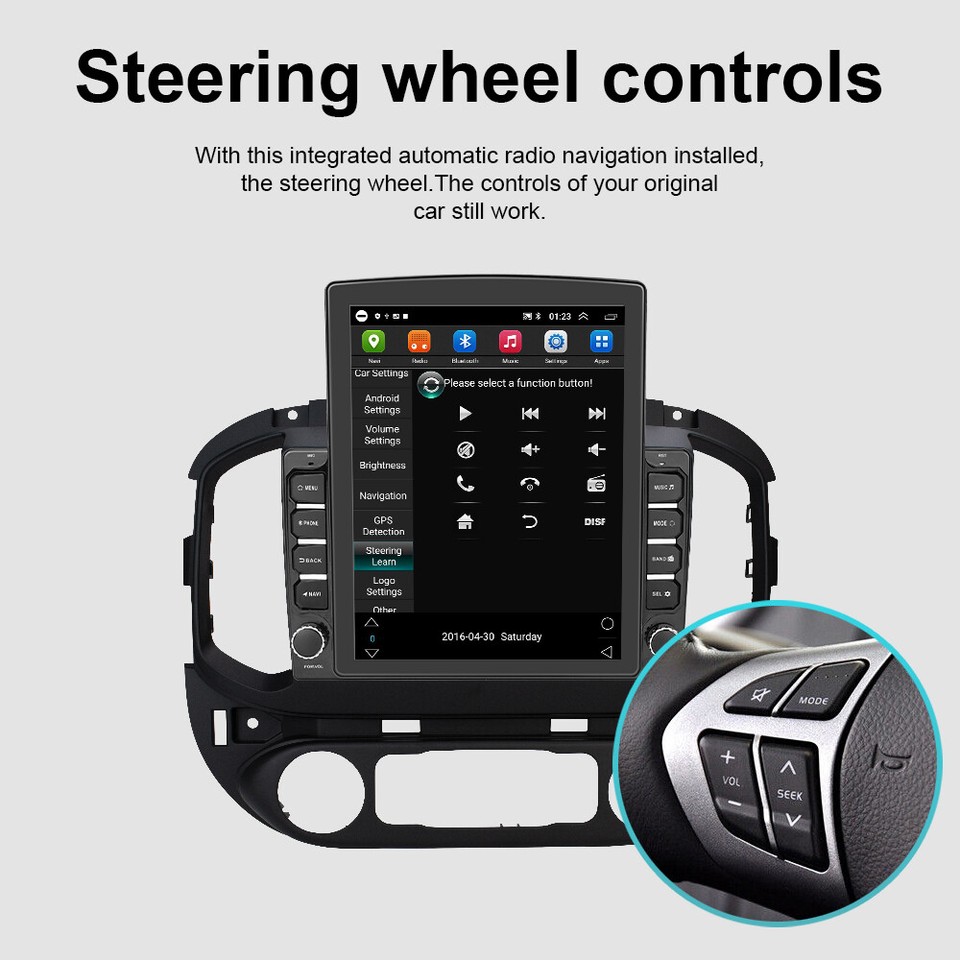 64G Android 13 Carplay 9.7"For Chevrolet Colorado 2015-2018 Car Radio ...