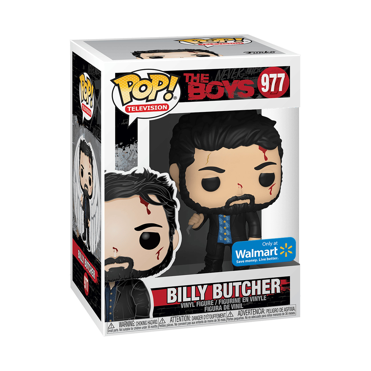 Funko Pop! Vinyl: Billy Butcher (Bloody) - Walmart (WMT) (Exclusive ...