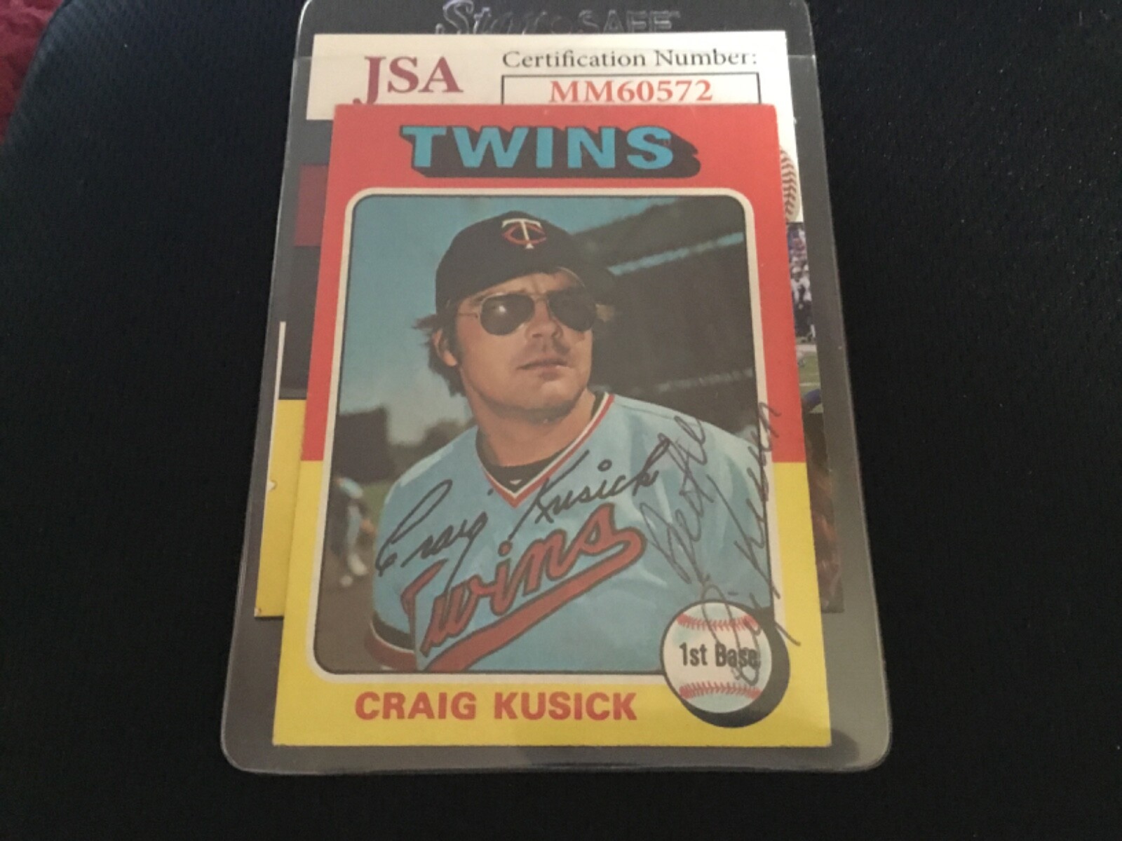 autographed 1975 Topps Craig Kusick DEC . JSA CERT | eBay
