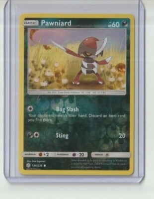 Pawniard 134/236 Reverse Holo Cosmic Eclipse Pokemon TCG Card | eBay