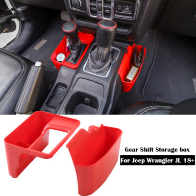 Gear Shift Storage Box Tray Organizer for 18+ Jeep Wrangler JL 2020 ...