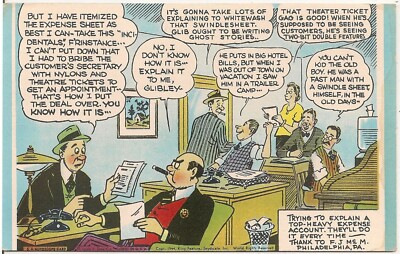 Itemized Expenses "They'll Do It Every Time" Jimmy Hatlo Cartoon ...