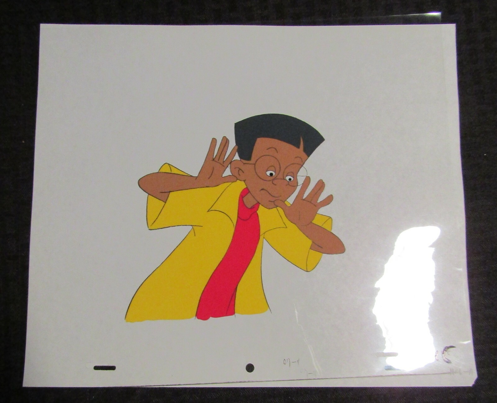 1993 CRO Animation Cartoon 12.5x10.5" Production Cel SC07-11 M-5 Mike ...