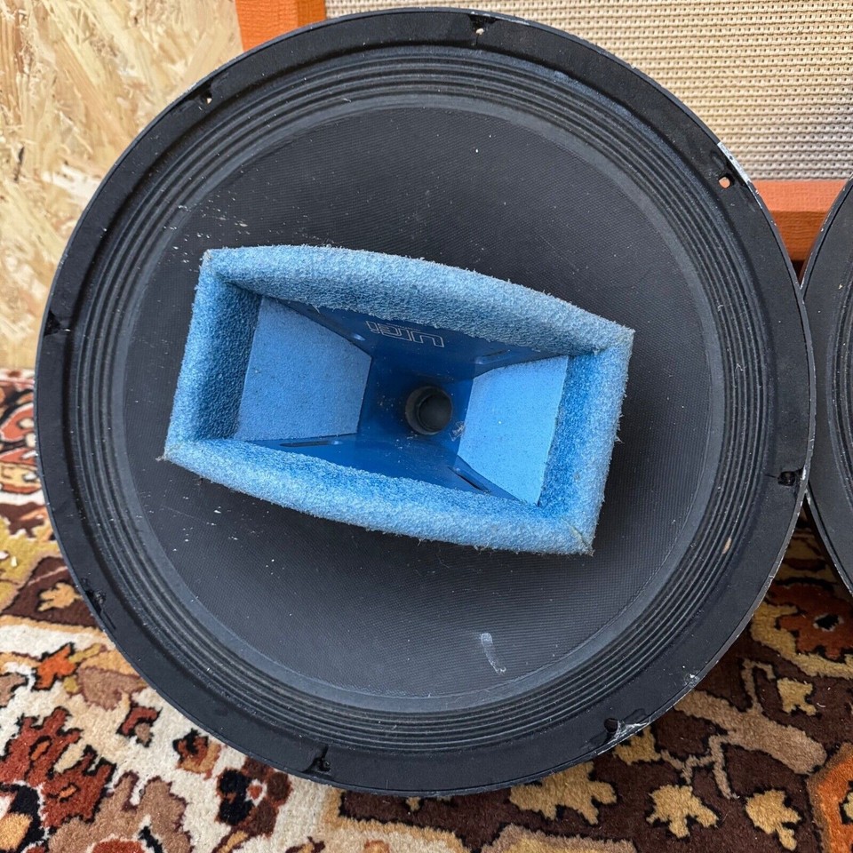 Pair 2x Vintage 1980s Altec Lansing Urei USA 801B 15 Speaker Driver w ...