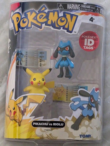 (SEALED) 2013 TOMY POKEMON Black & White, Pikachu vs Riolu, Pokemon ...