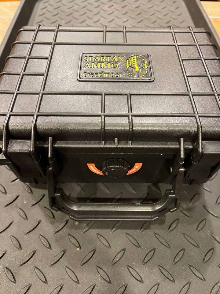 7 PRC Cartridge Spartan Ammo Box Case Waterproof Lockable Vented | eBay