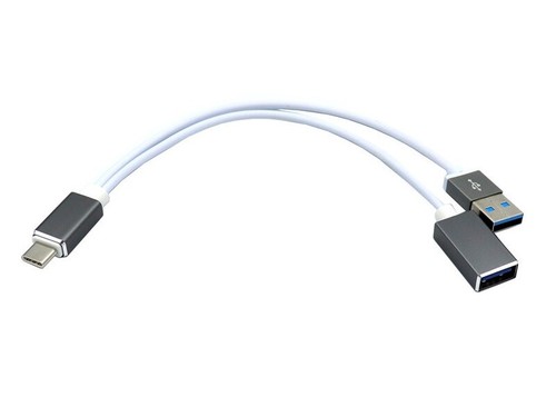 USB-C to USB Type A Female OTG Adapter Cable w/ Power For Huawei Nova ...