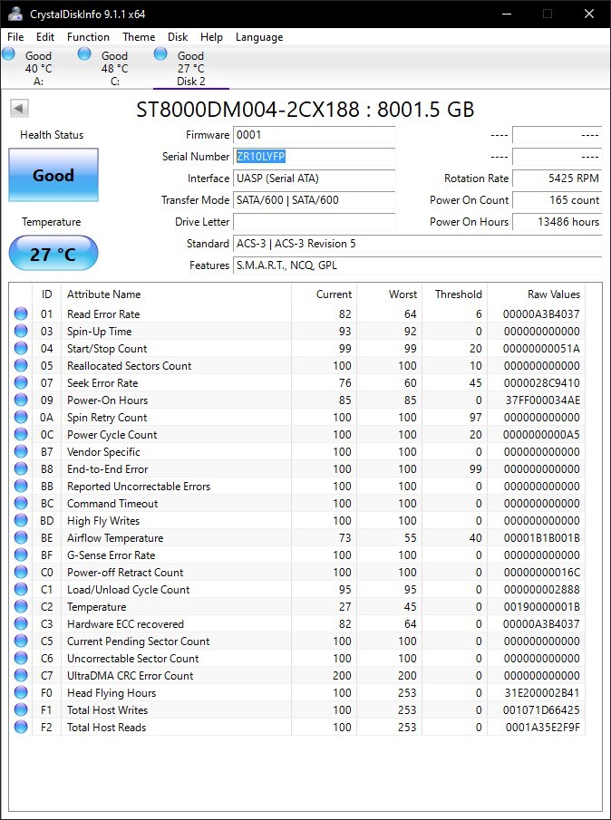 Seagate Barracuda ST8000DM004 8TB,Internal,5400 RPM,3.5 inch ...
