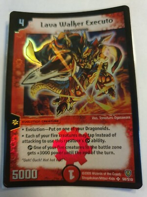 Lava Walker Executo Duel masters DM-06 Stomp-A-Trons of Invincible ...