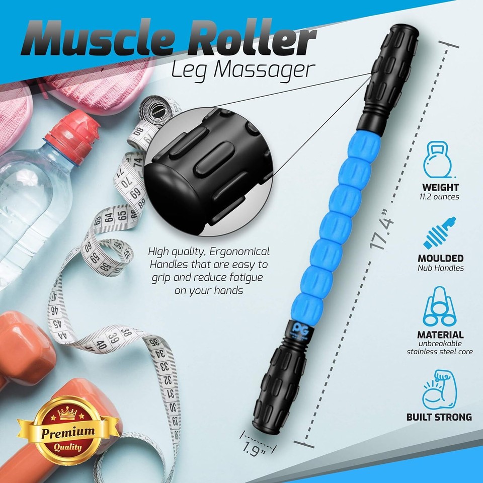 Muscle Roller Stick Pro Roller Massager Body Roller Stick Leg Roller ...