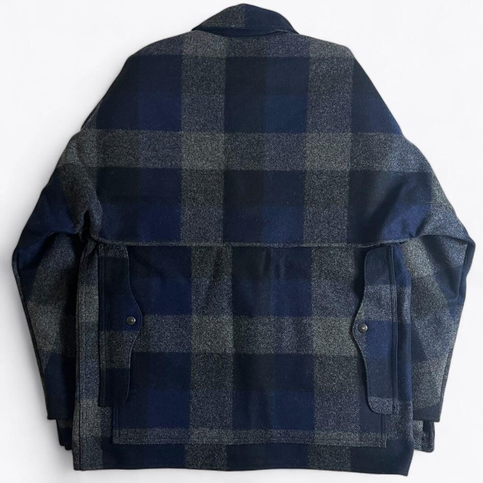Filson Double Mackinaw Cruiser Wool Jacket Navy Black Gray Size S USED ...