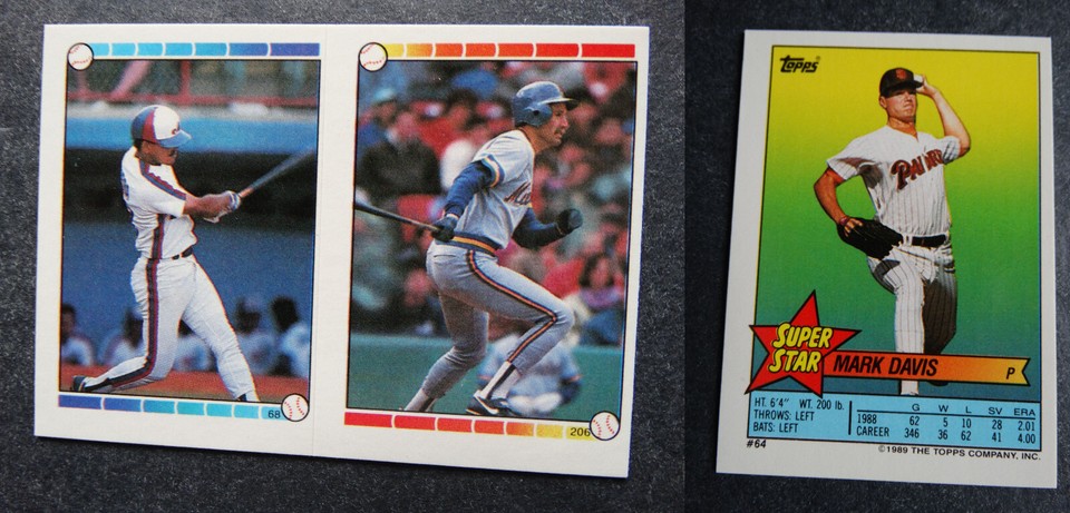 1989 Topps Stickers Baseball Cards Complete Your Set U Pick From List ...