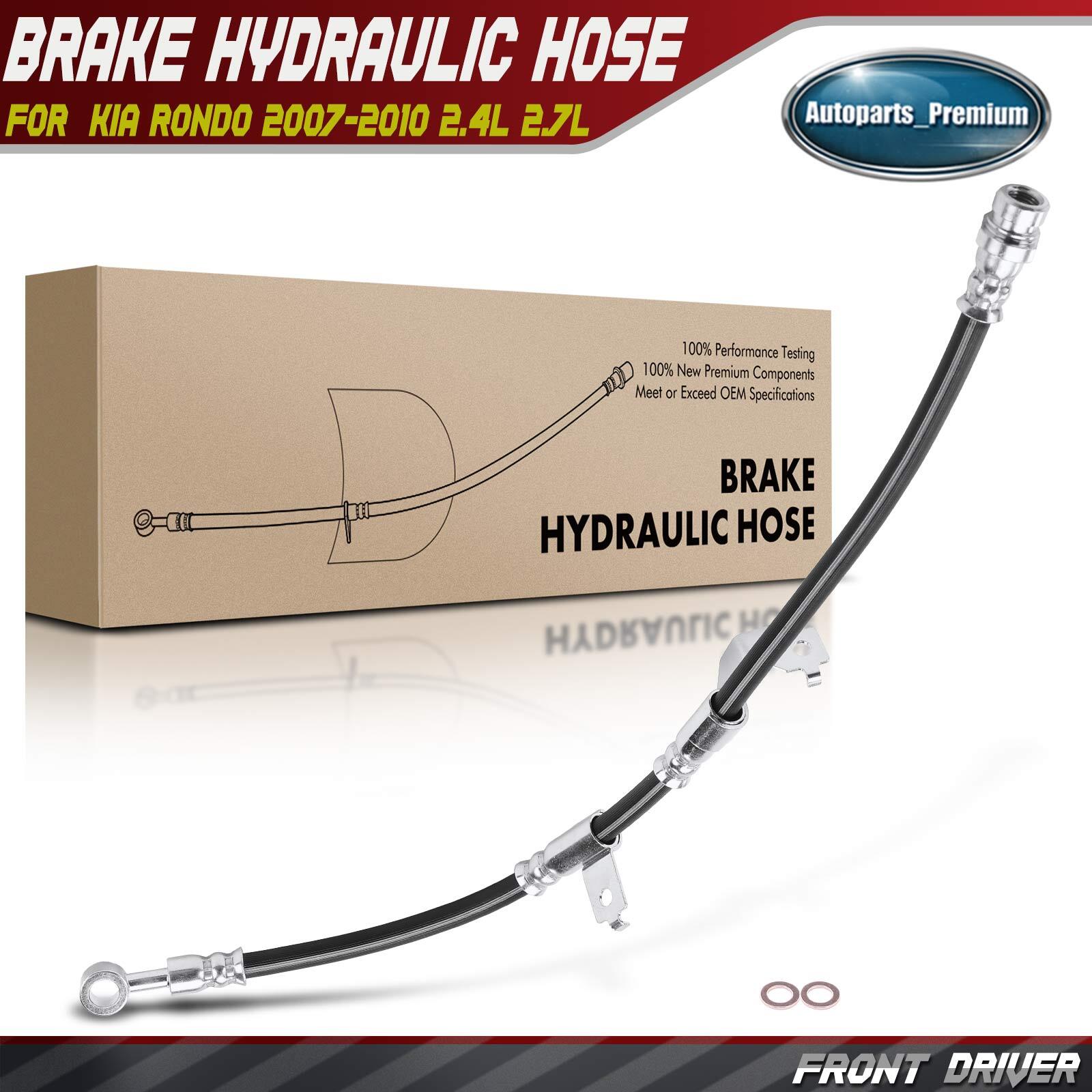 Front Left Brake Hydraulic Hose for Kia Rondo 2007-2010 L4 2.4L V6 2.7L ...