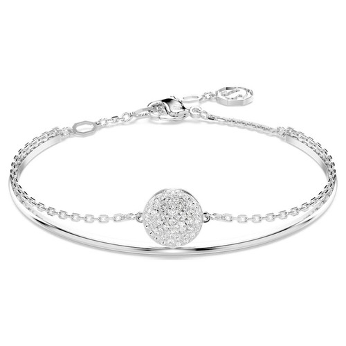NEW Swarovski Meteora Bangle Rhodium Plated White | eBay