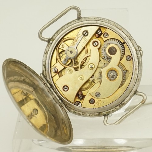 UNION HORLOGERE Military Wrist Watch Men's no fusee duplex chronometer ...