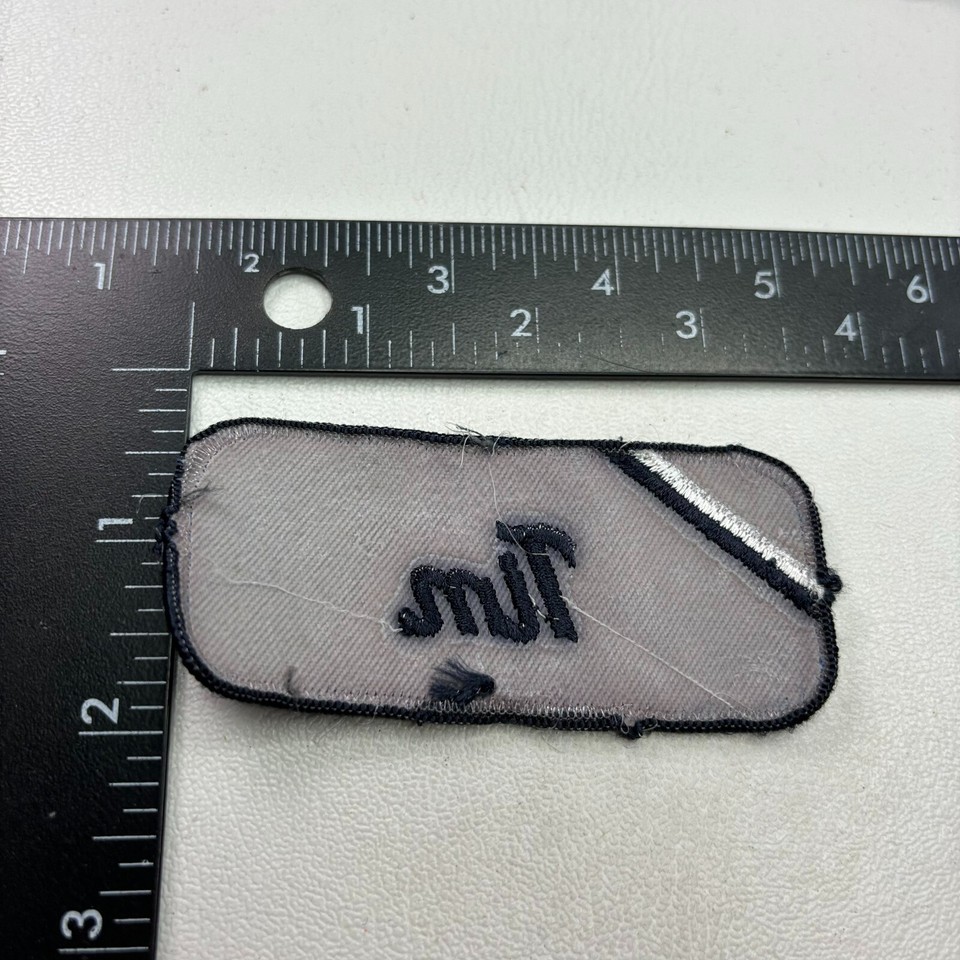 USED Retro BLUE STRIP TIM Name Patch (Uniform Mechanic Worker) 41MZ | eBay